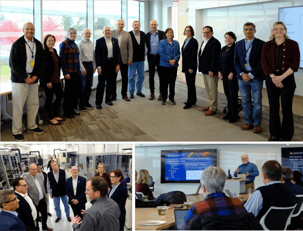 GM Executives Tour U-M’s New Battery Lab, Review Research with EVC ...